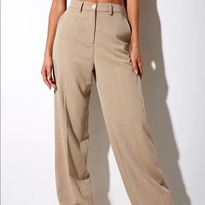 Motel Rocks | Pants & Jumpsuits | Motel Rocks Abba Trouser In Tan ...
